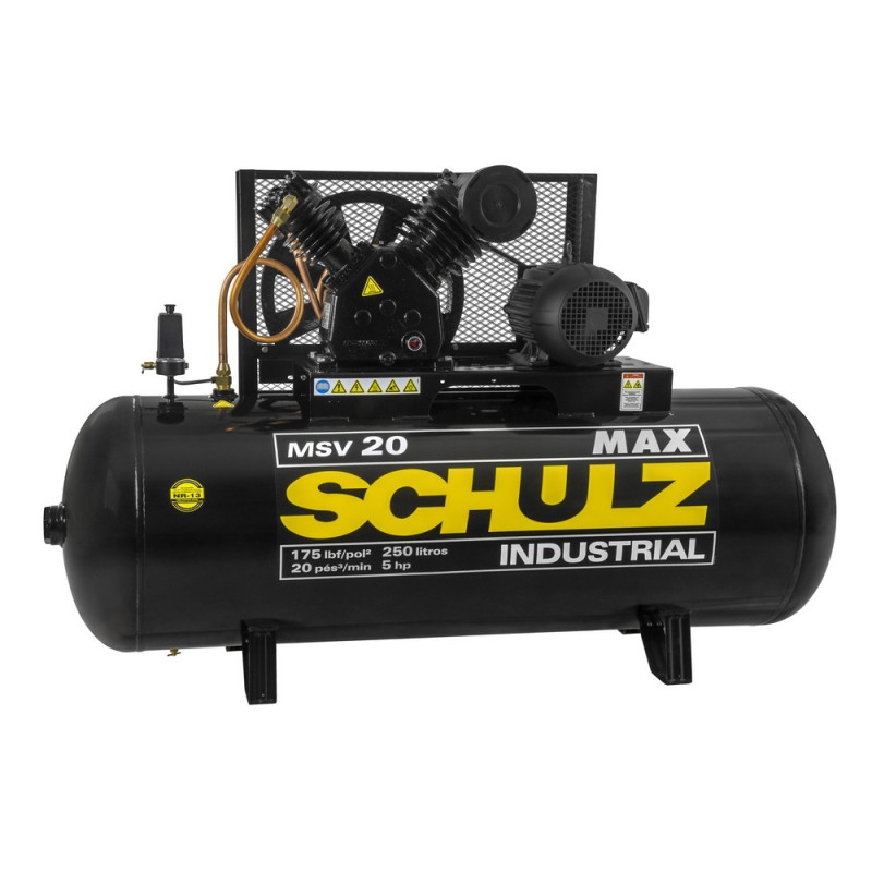 Compressor de Ar de 250L - Max MSV 20 - SCHULZ